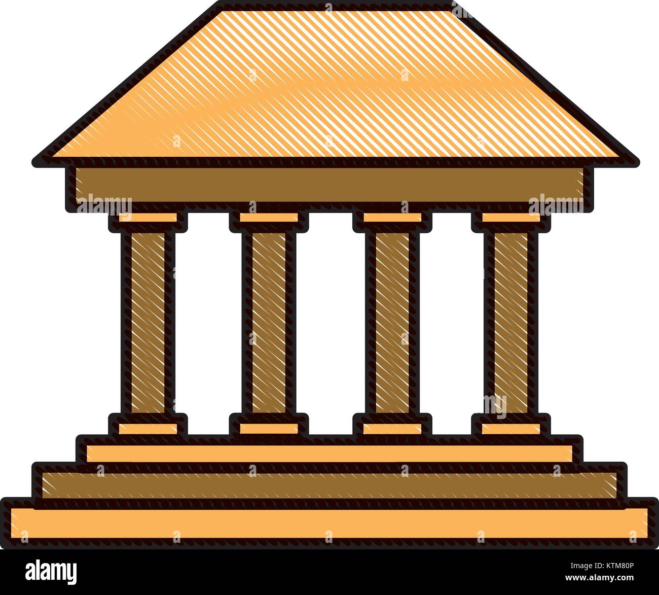 Greek building symbol icon vector illustration graphic design Stock ...