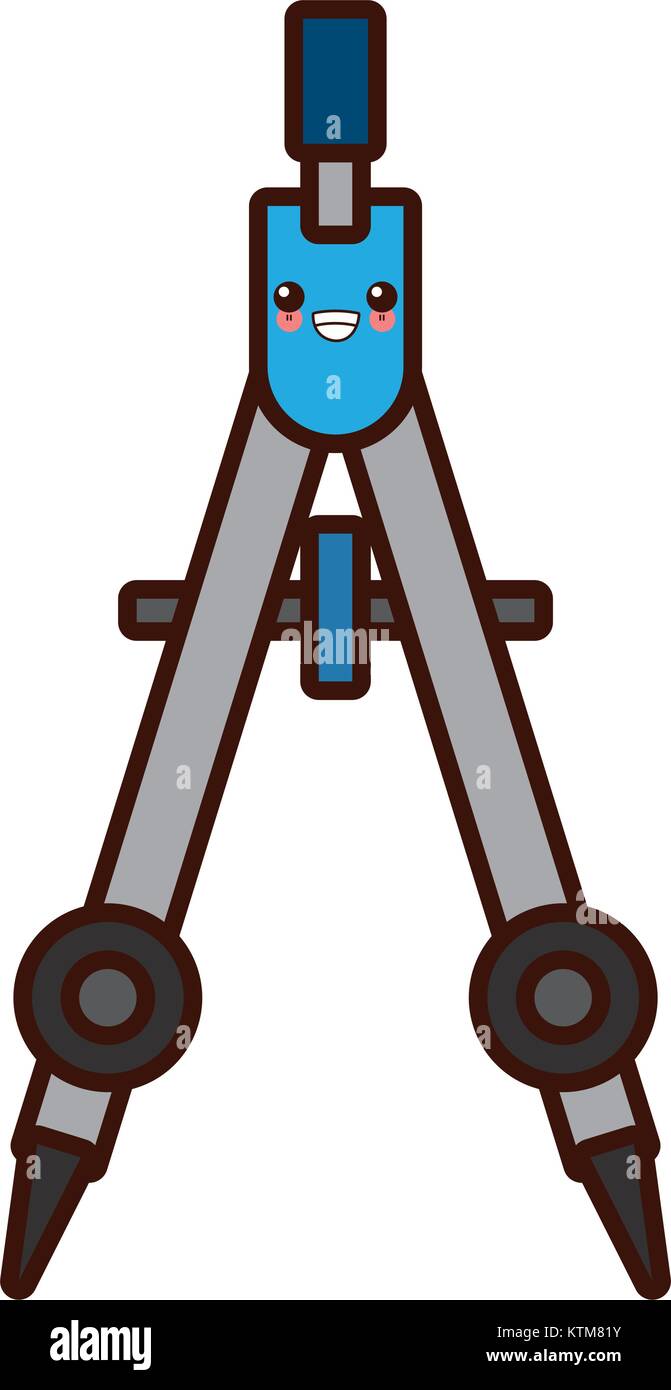 Cartoon Math Compass