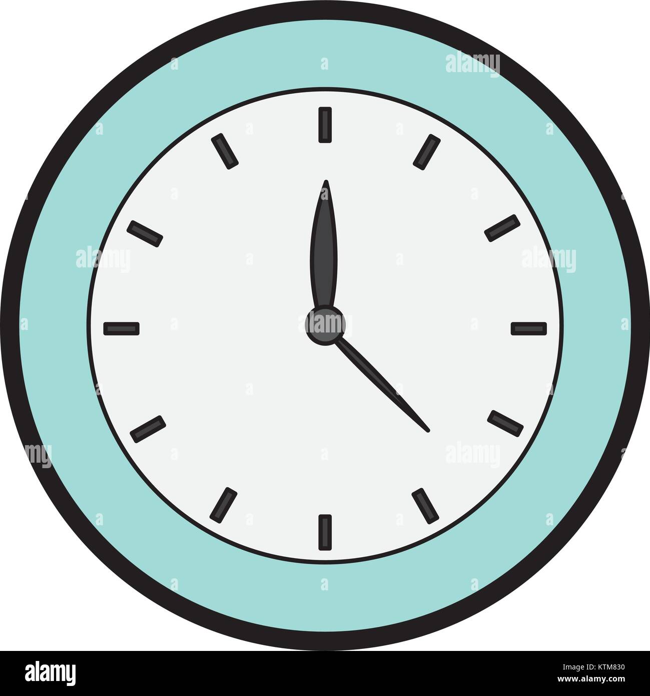 Isolated clock design Stock Vector Image & Art - Alamy