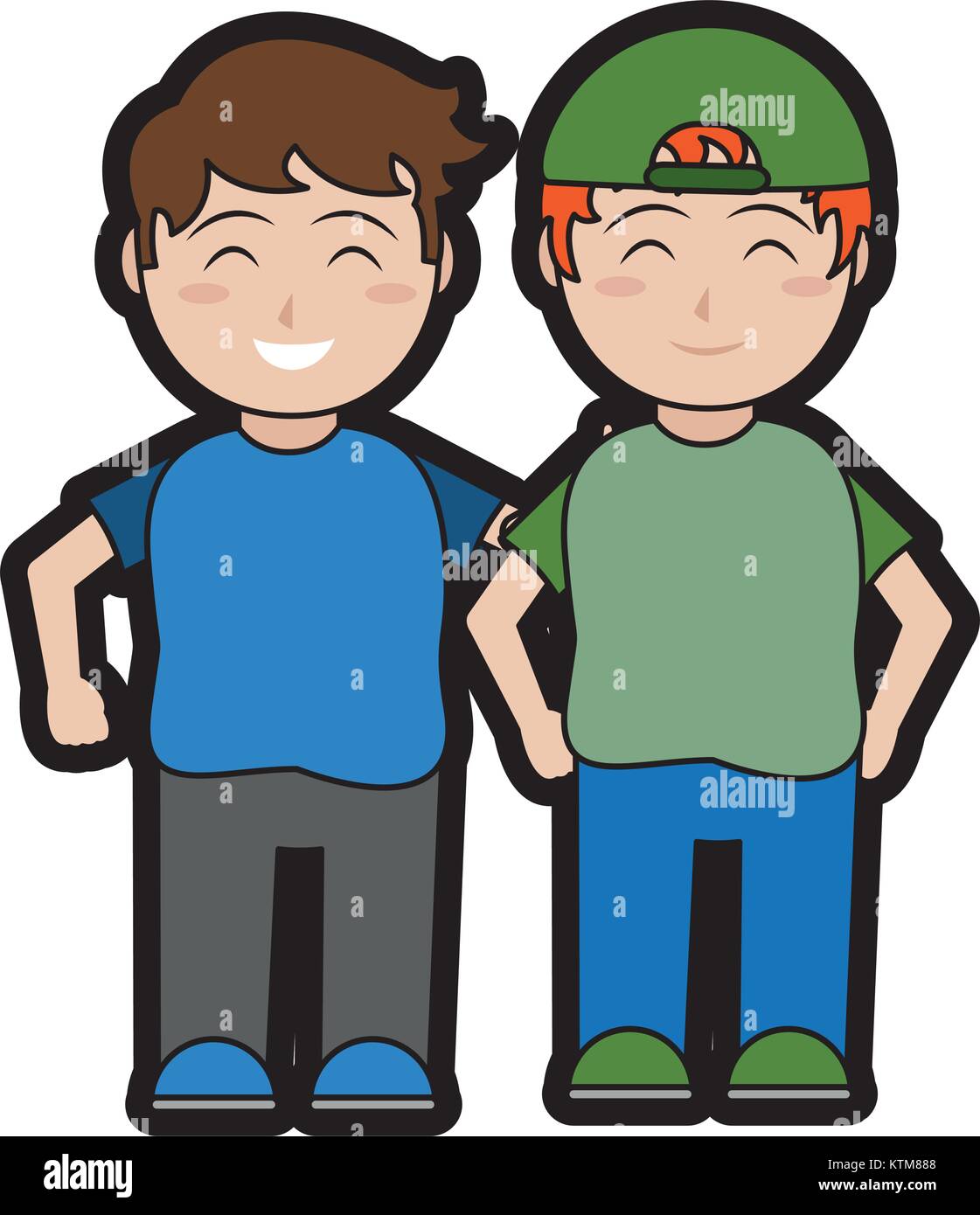 Boys cartoons design Stock Vector Image & Art - Alamy