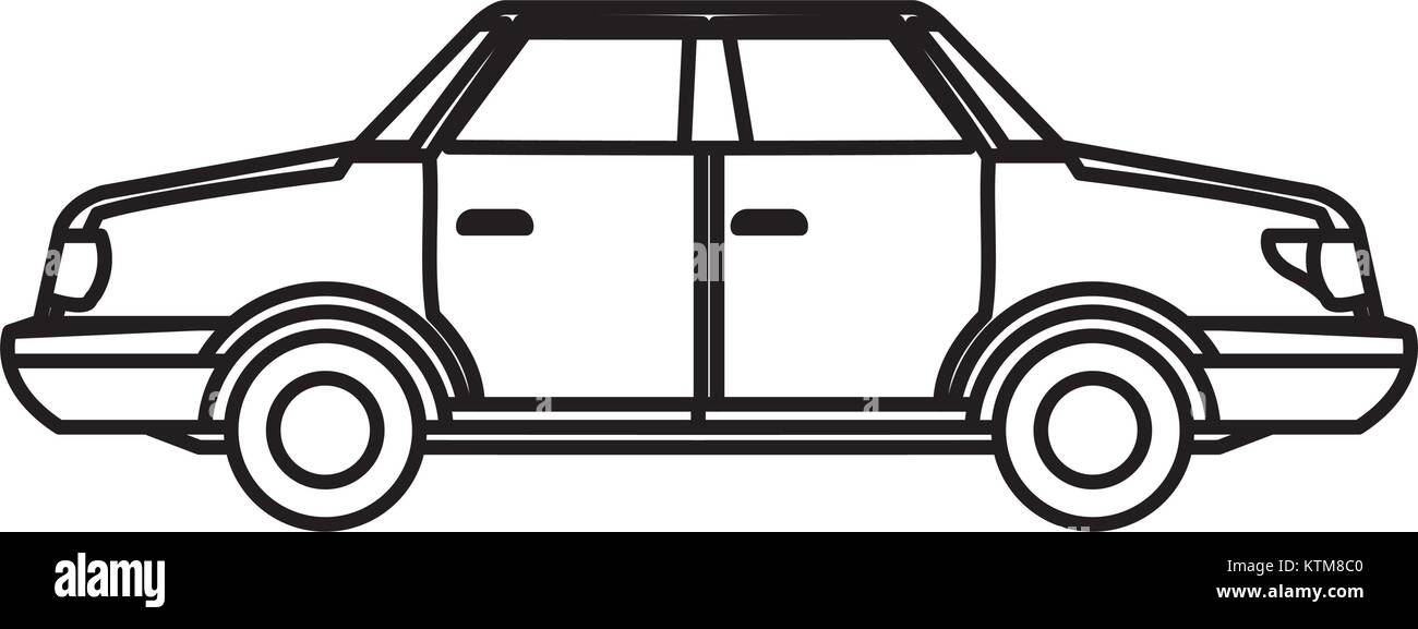 Car sideview vehicle icon vector illustration graphic design Stock ...