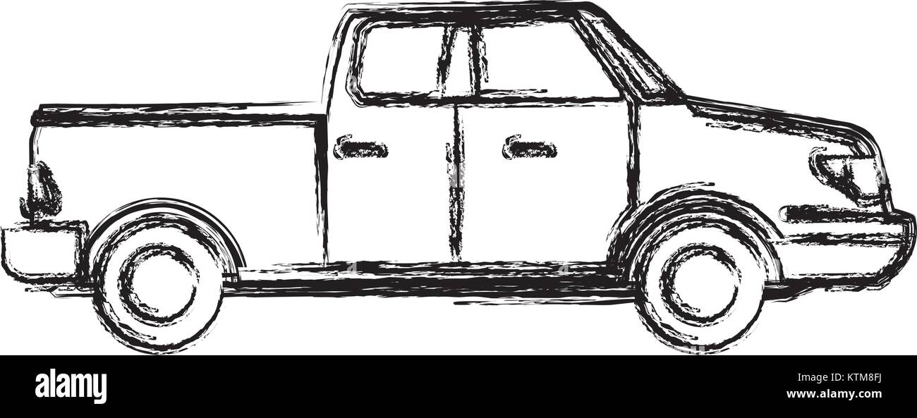 Pick up vehicle icon vector illustration graphic design Stock Vector ...