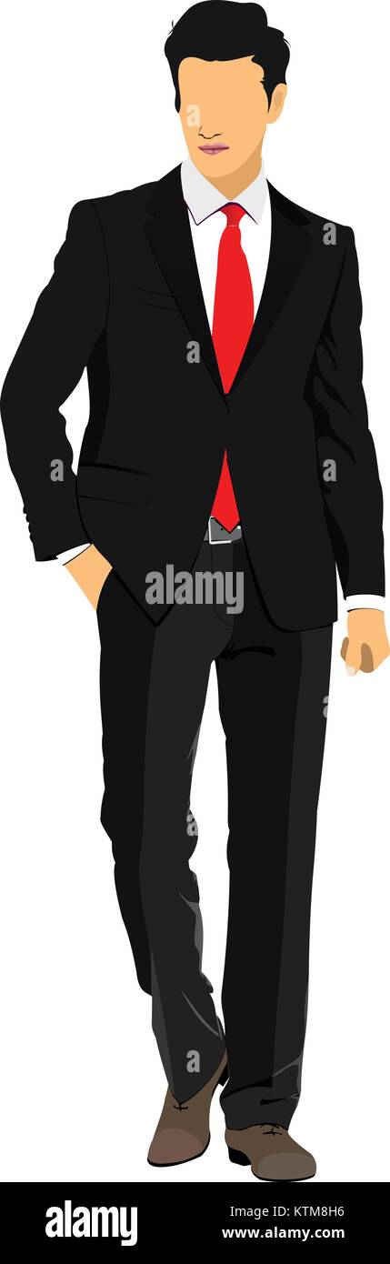 Young adult male walking Stock Vector Images - Alamy