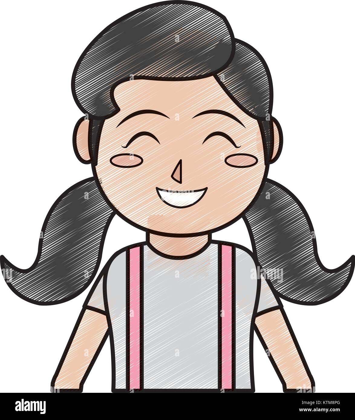 Girl cartoon design Stock Vector Image & Art - Alamy