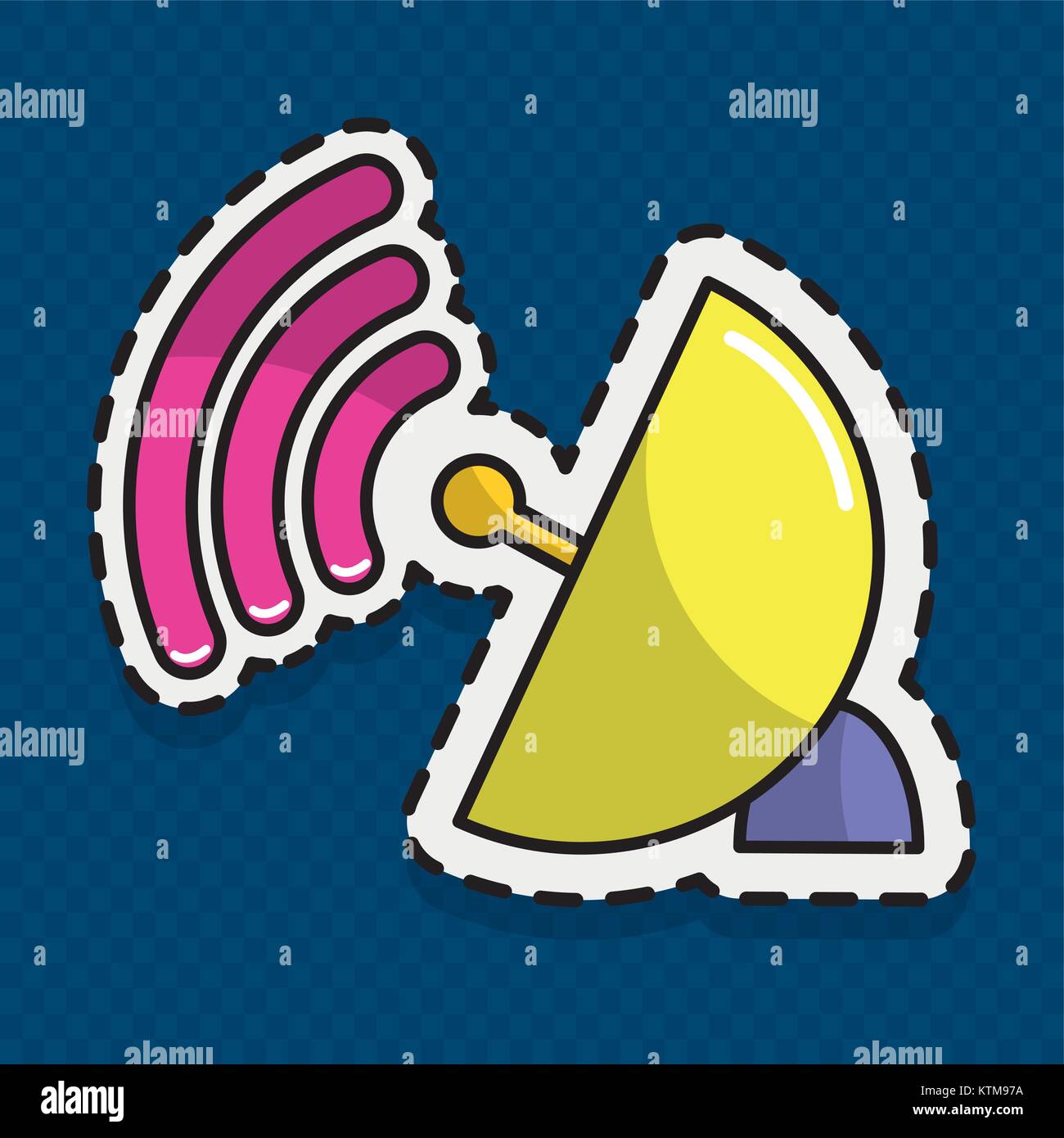 Antenna signal design Stock Vector Image & Art - Alamy