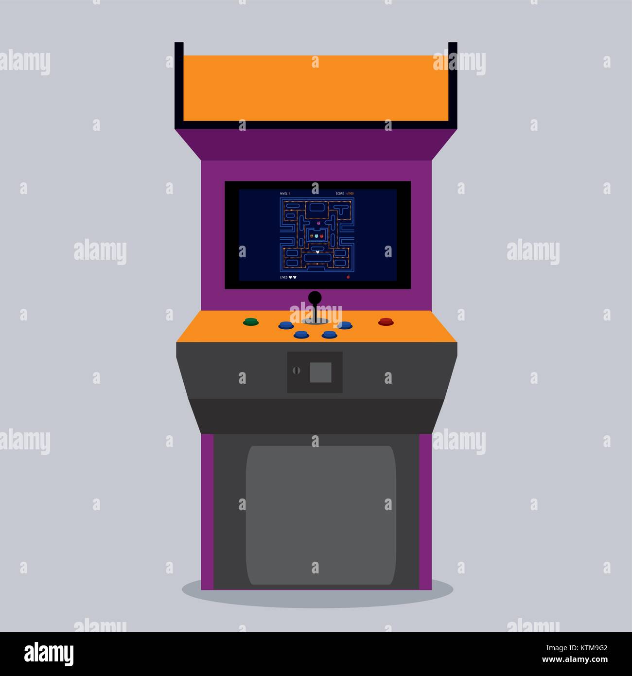 Arcade machine design Stock Vector Image & Art - Alamy