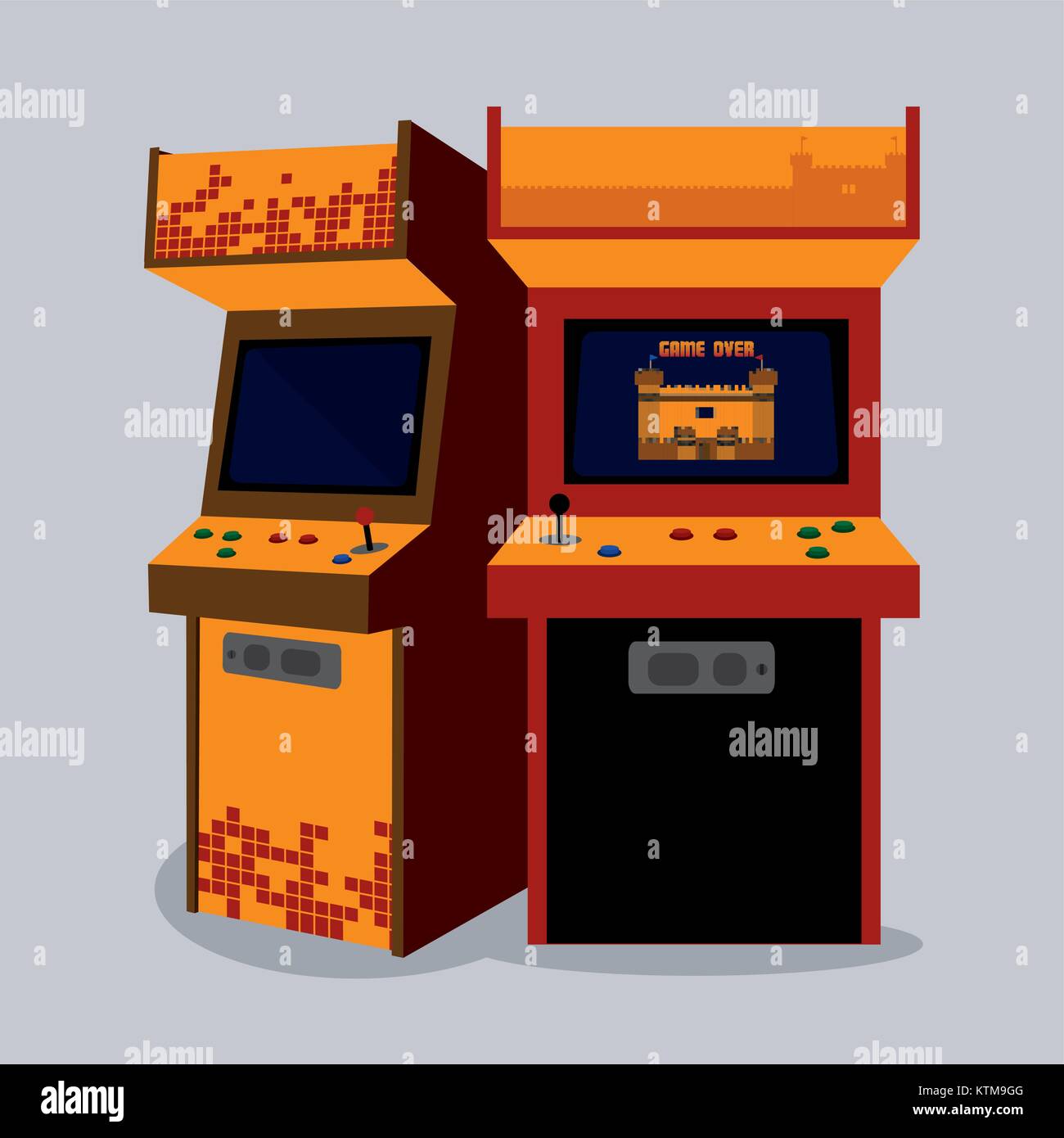 Arcade machine design Stock Vector Image & Art - Alamy