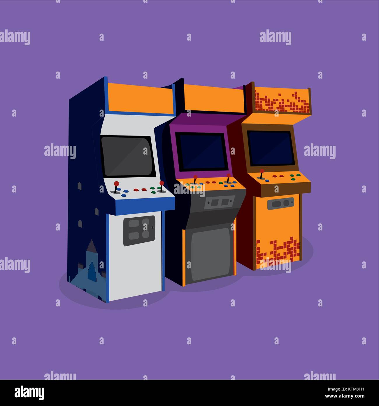 Arcade machine design Stock Vector Image & Art - Alamy