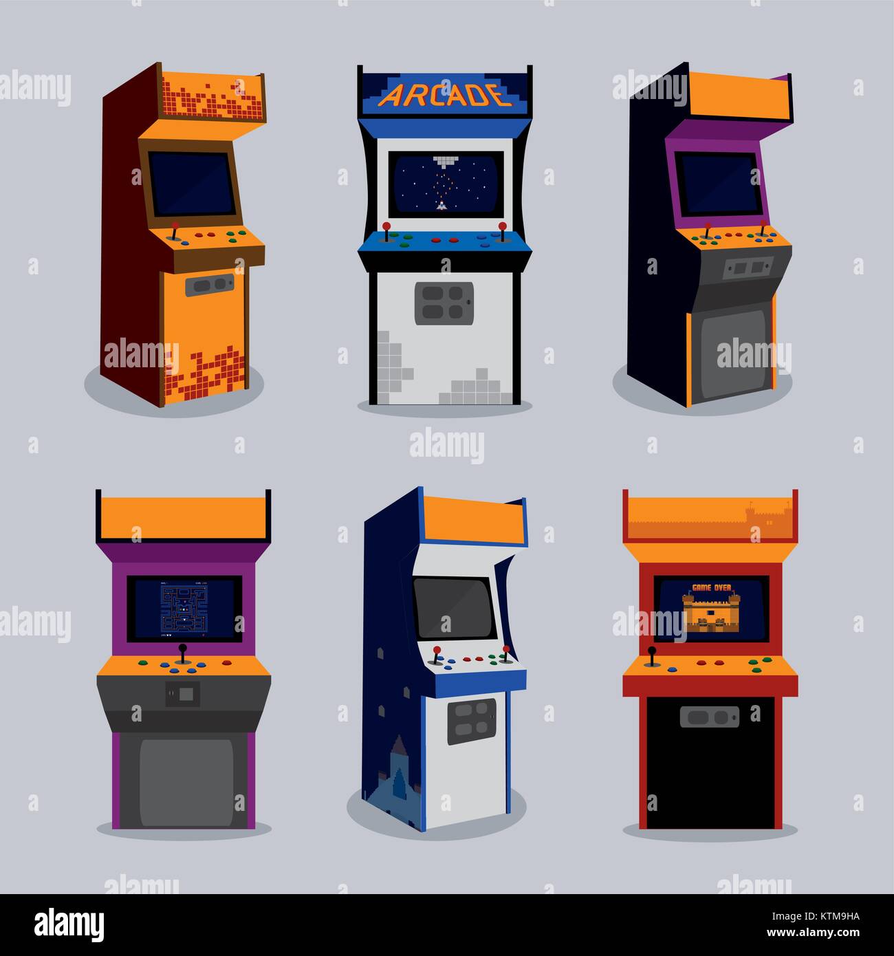 Arcade machine design Stock Vector Image & Art - Alamy