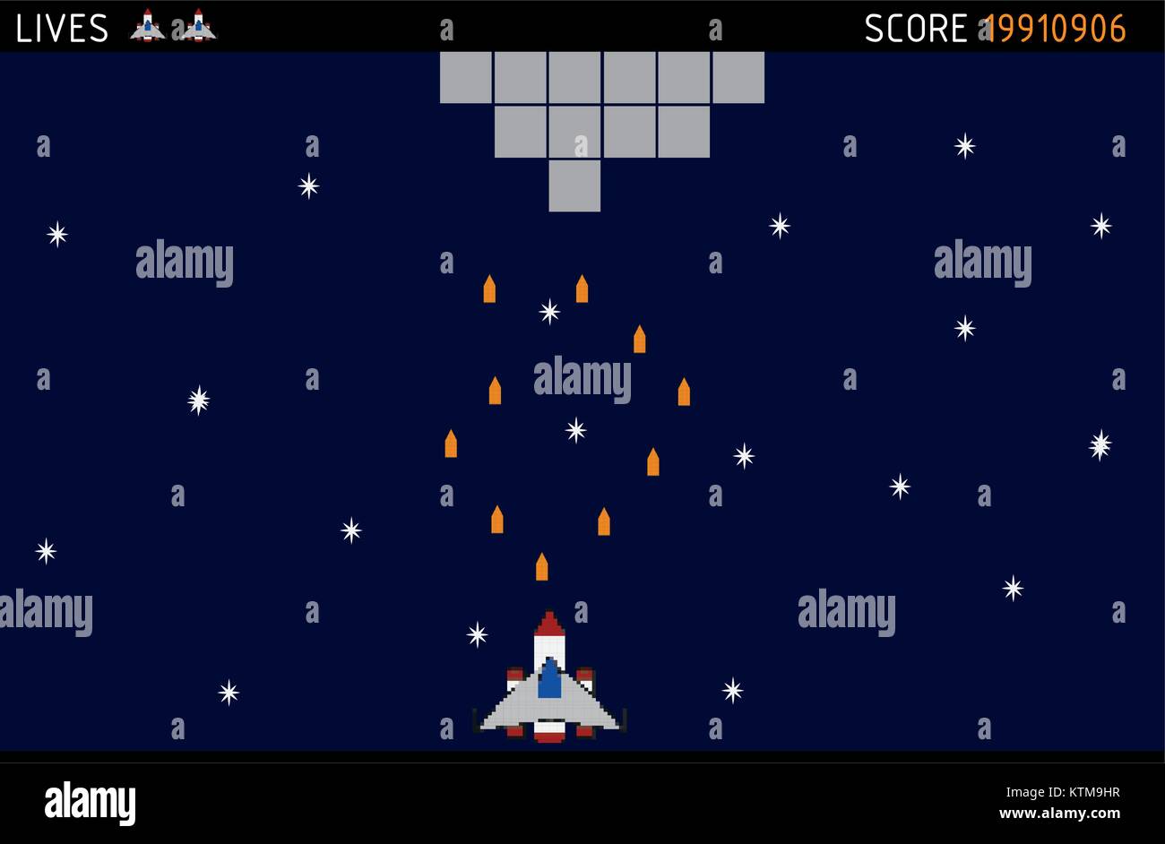 Retro game design Stock Vector Image & Art - Alamy