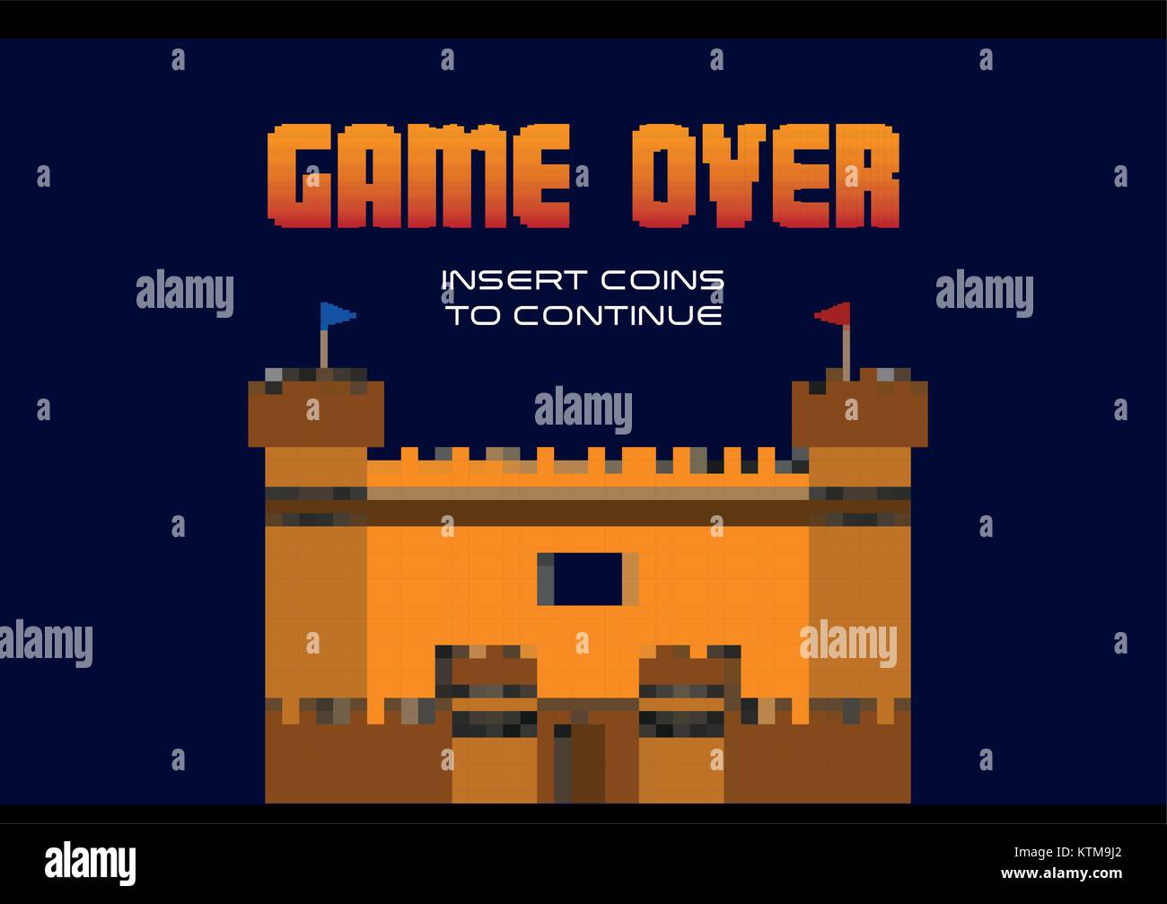 Game over design Stock Vector Image & Art - Alamy