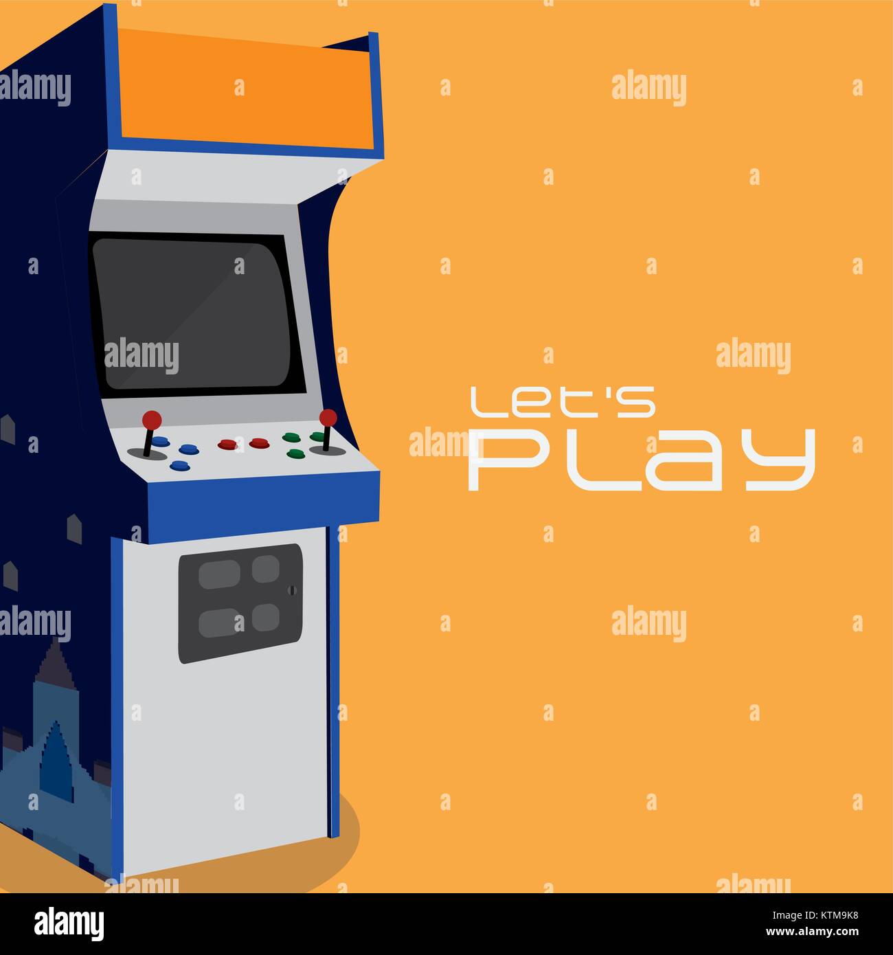 Arcade machine design Stock Vector Image & Art - Alamy