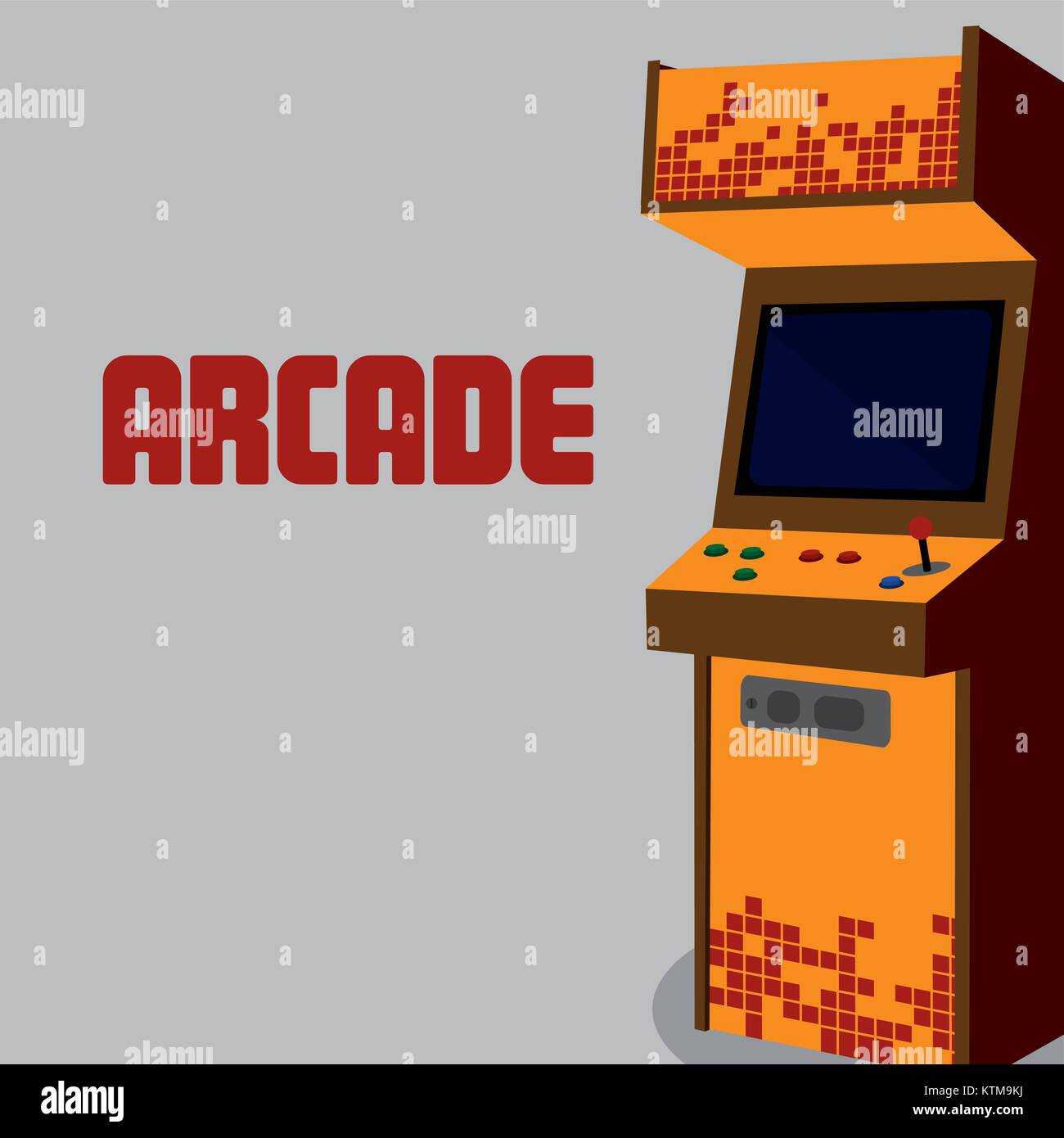 Arcade machine design Stock Vector Image & Art - Alamy