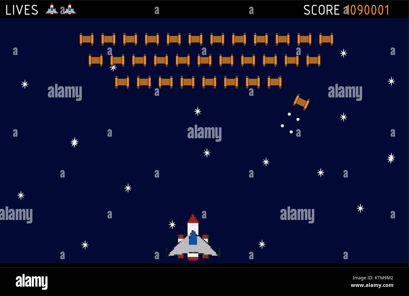 Retro game design Stock Vector Image & Art - Alamy