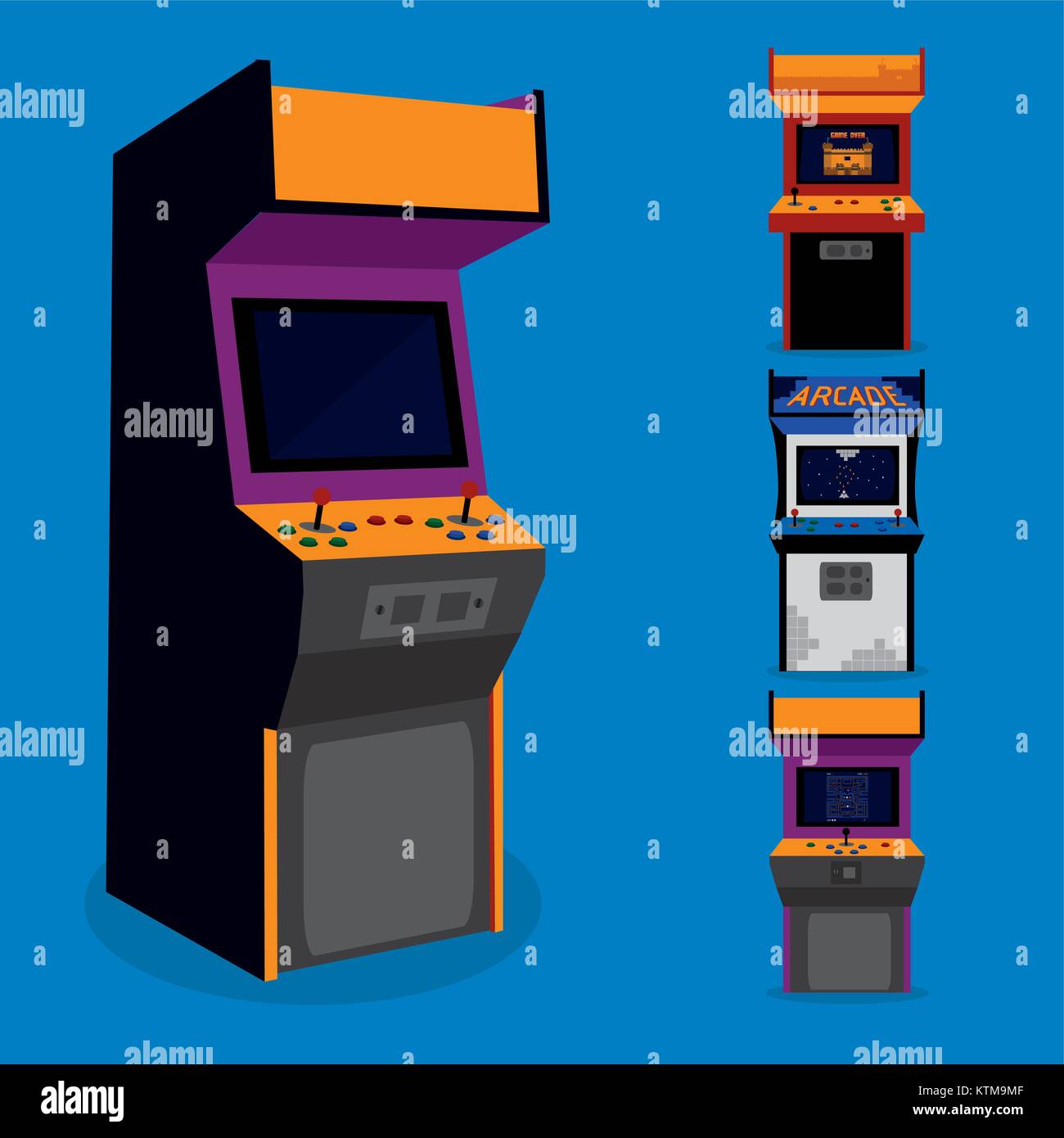 Arcade machine design Stock Vector Image & Art - Alamy