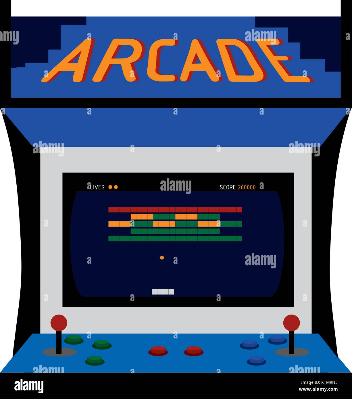 Arcade machine design Stock Vector Image & Art - Alamy