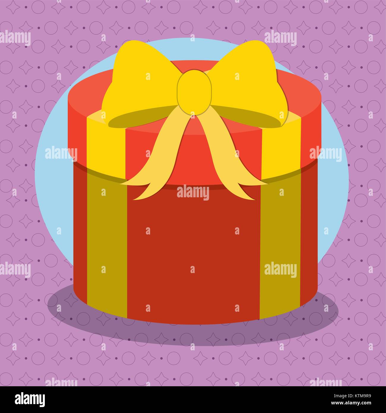 Gift with bow design Stock Vector Image & Art - Alamy