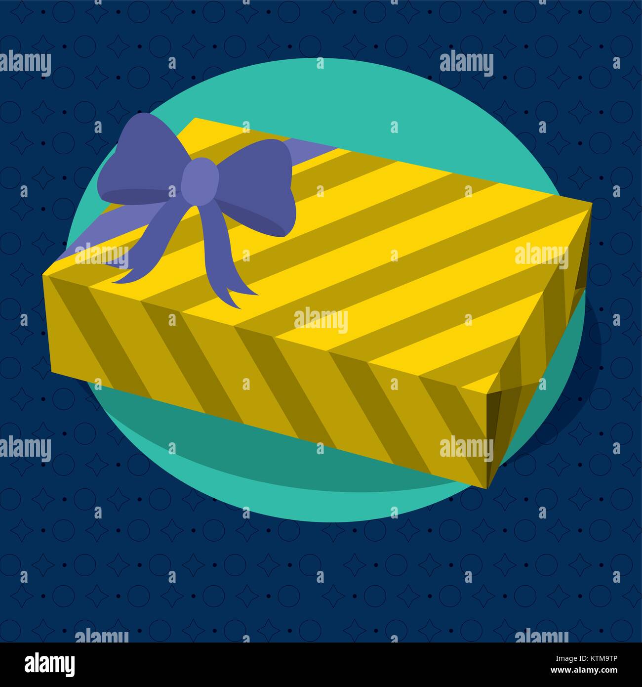 Gift with bow design Stock Vector Image & Art - Alamy