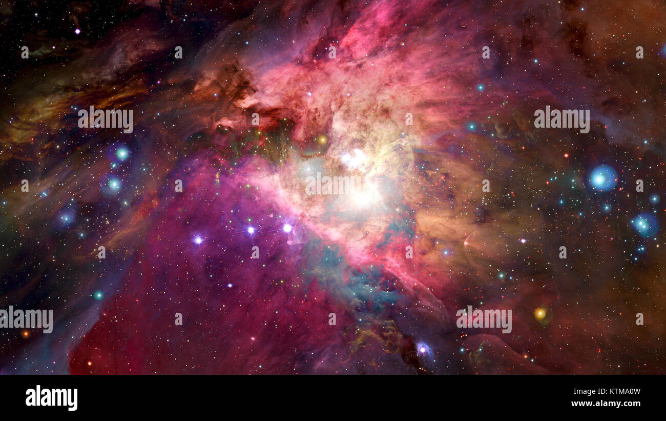 Nebula in deep space, glowing mysterious universe. Elements of this ...
