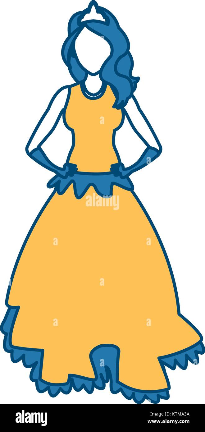 Beautiful princess cartoon Stock Vector Image & Art - Alamy