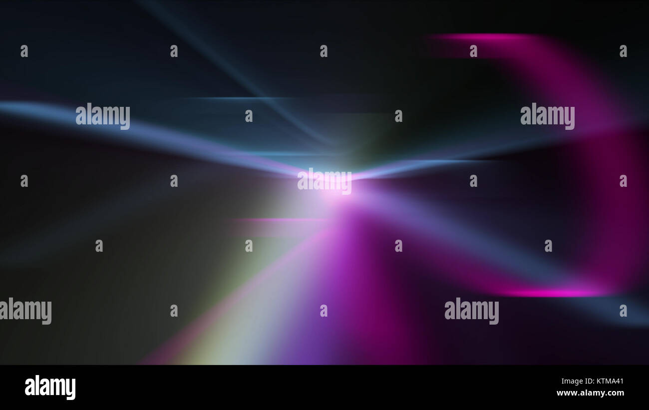 An arty 3d illustration of a straight and round visual effects backdrop ...