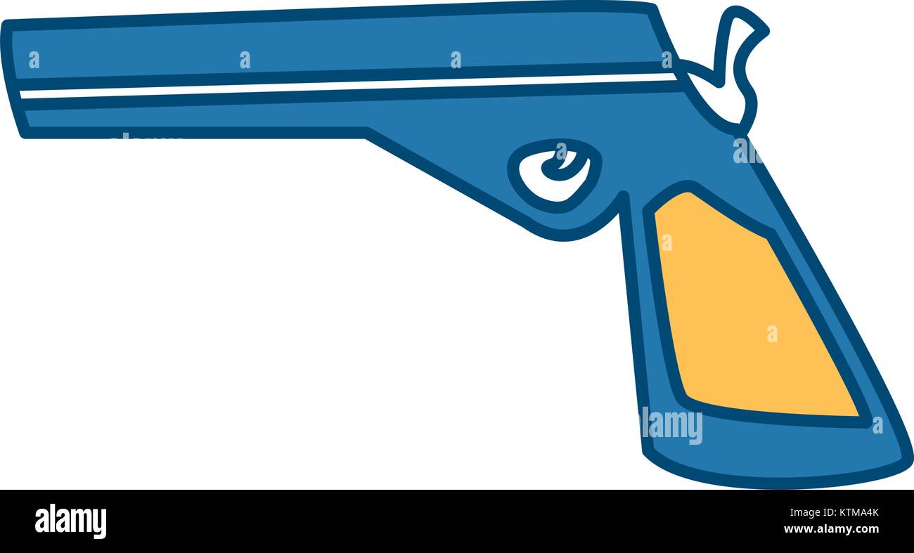 Handgun weapon isolated Stock Vector Image & Art - Alamy