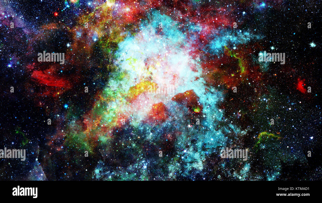 Cosmic clouds of mist on bright colorful backgrounds. Elements of this ...