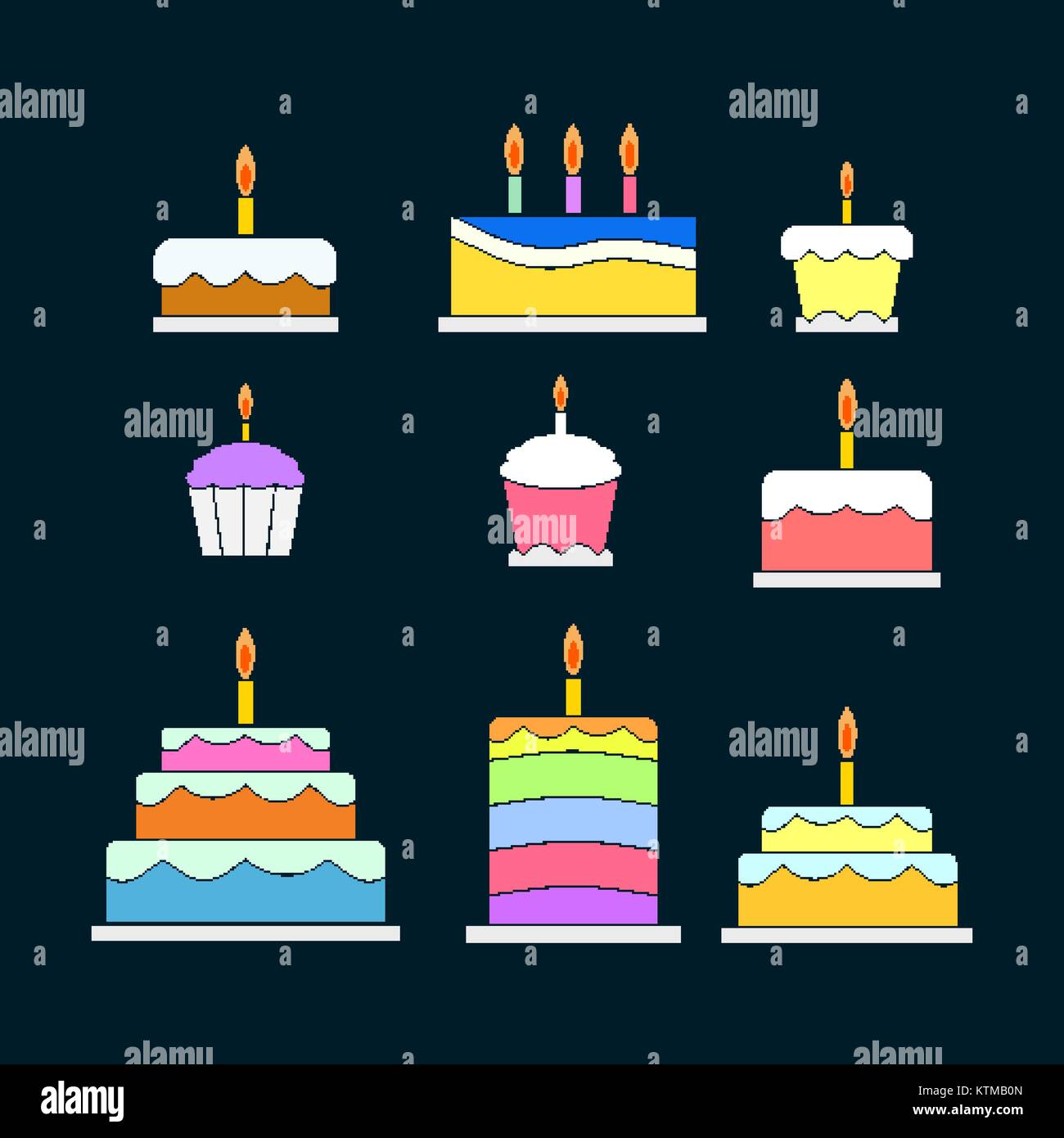 Custard pies Stock Vector Images - Alamy