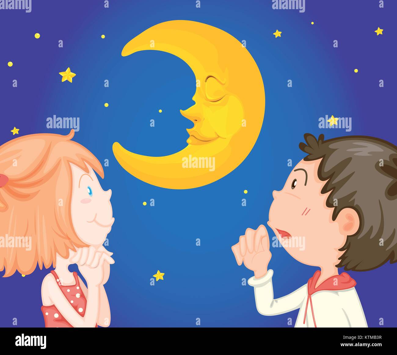 Happy smiling friends couple Stock Vector Images - Alamy