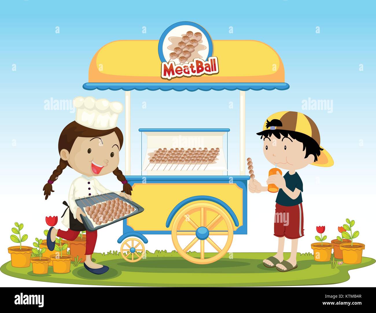 Selling Food Clipart