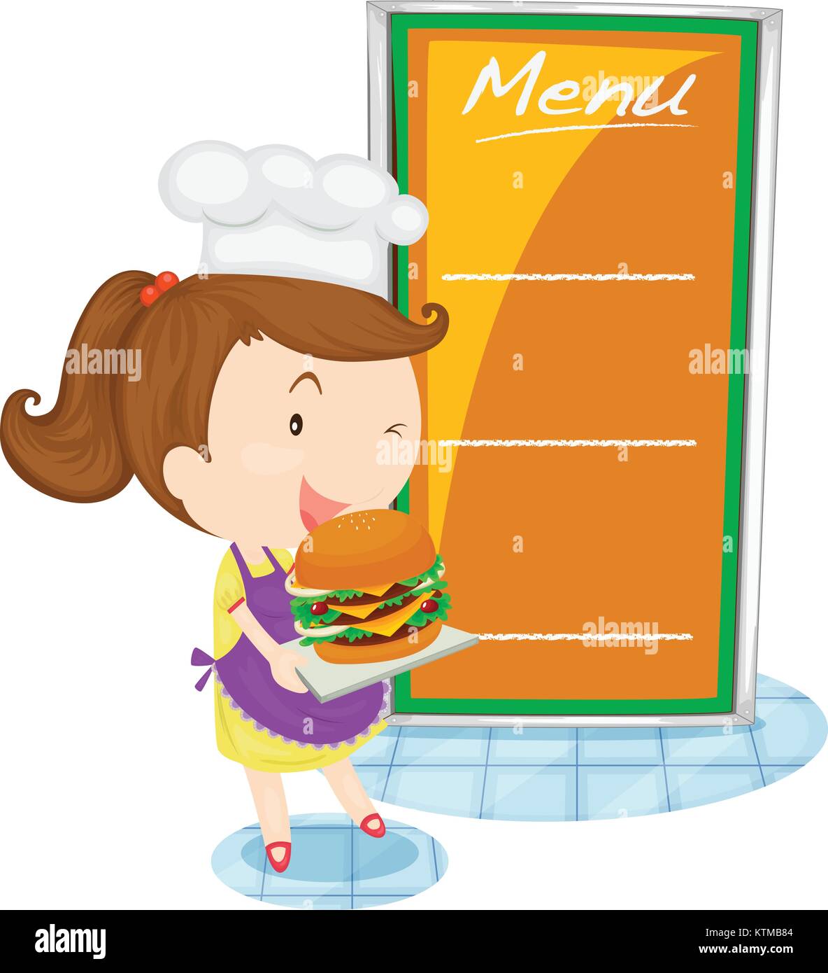 Illustration of blank menu on white Stock Vector Image & Art - Alamy