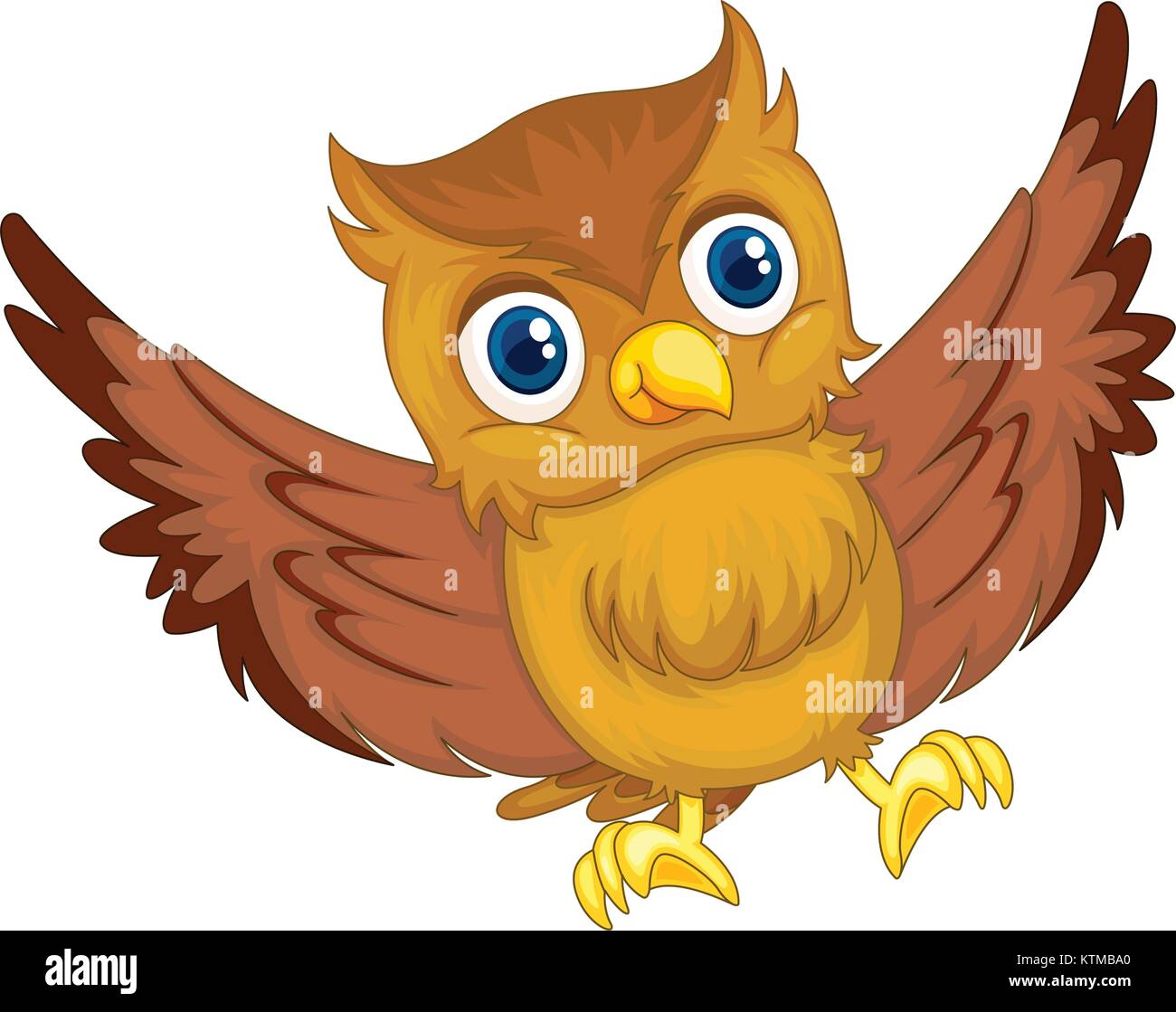 illustration of an isolated owl cartoon Stock Vector Image & Art - Alamy
