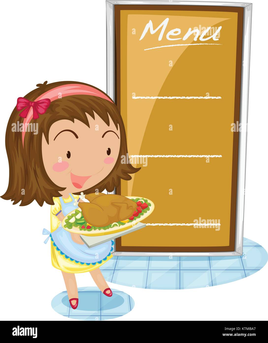Illustration of blank menu on white Stock Vector Image & Art - Alamy