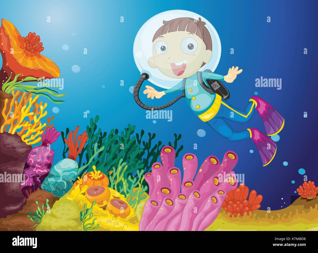 Deep sea exploration Stock Vector Images - Alamy