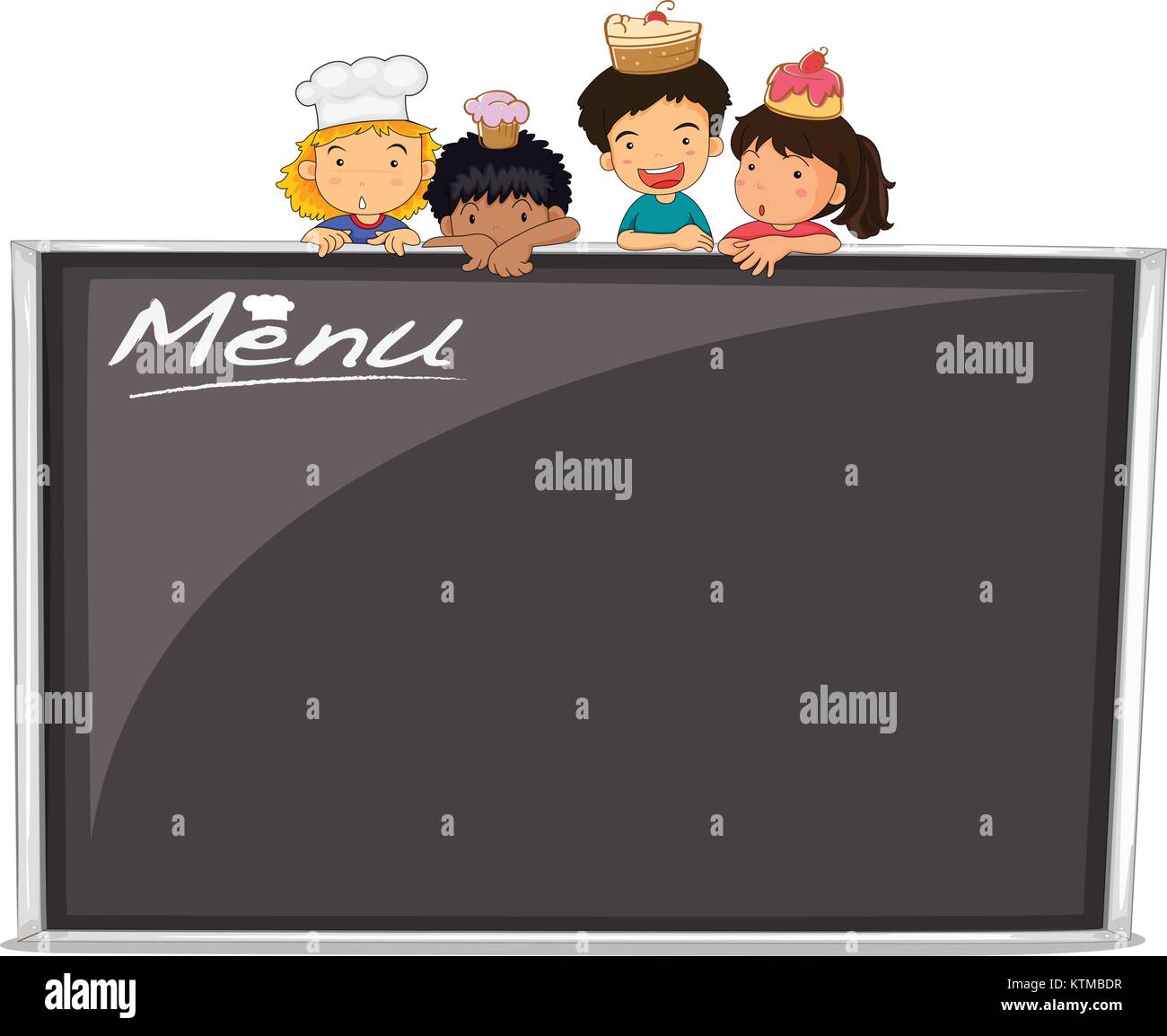 Illustration of blank menu on white Stock Vector Image & Art - Alamy