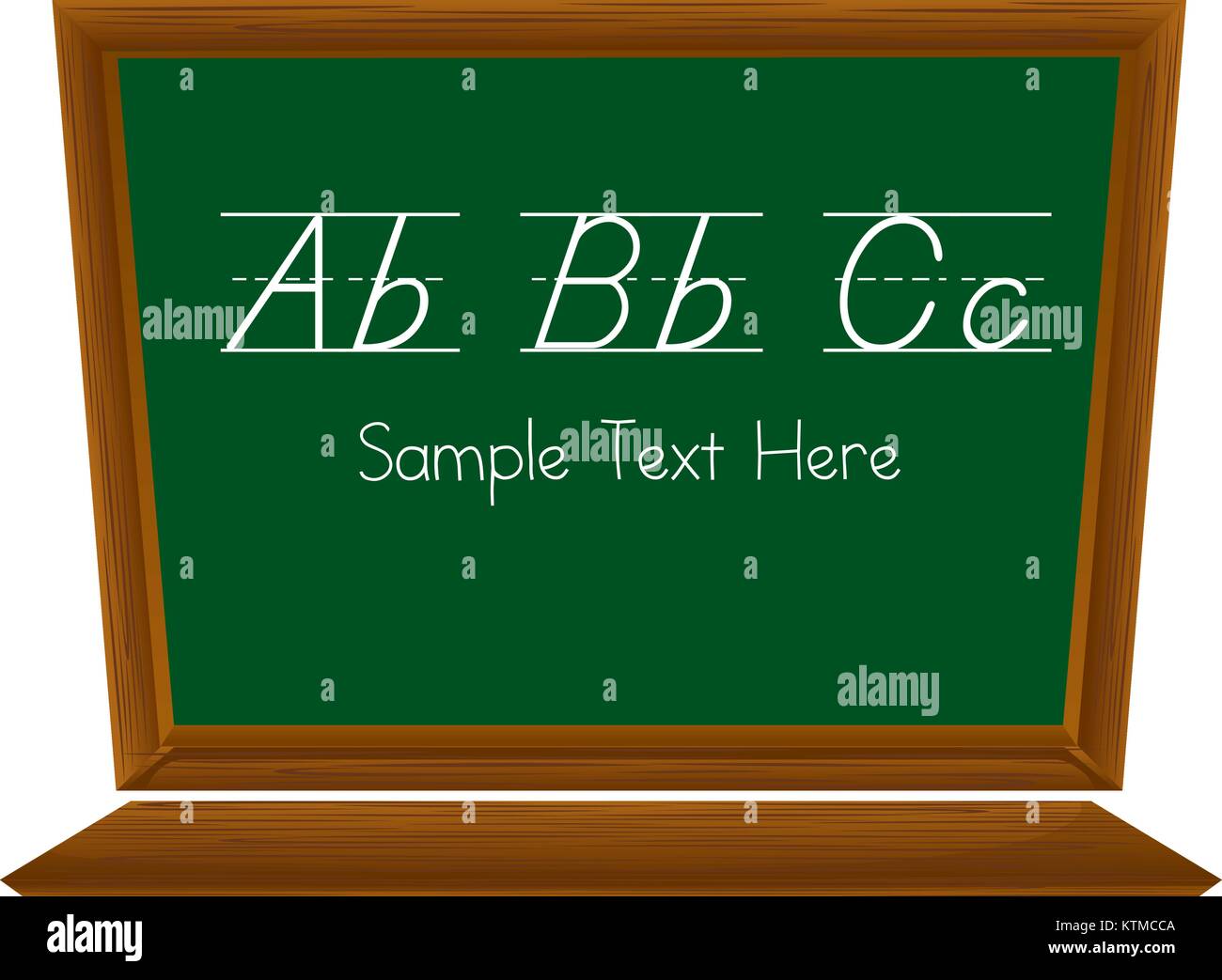 Teacher writing on whiteboard Stock Vector Images - Alamy