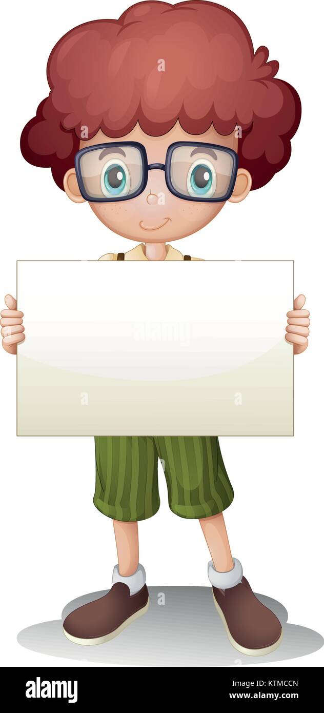 illustration of a boy on a white background Stock Vector Image & Art ...
