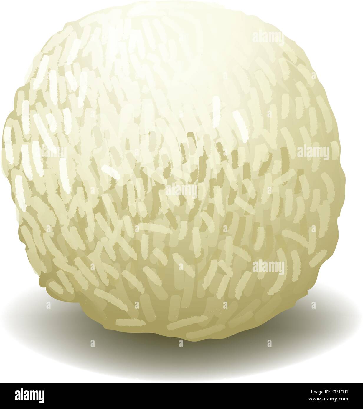 illustration of a white chocolate on a white background Stock Vector ...