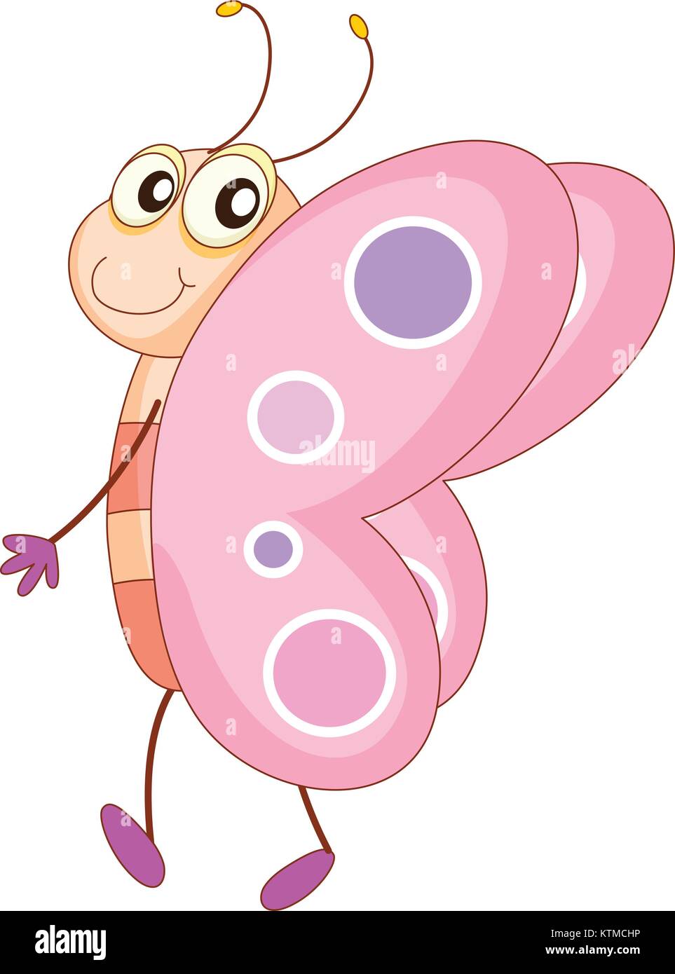 illustration of a cute butterfly Stock Vector Image & Art - Alamy