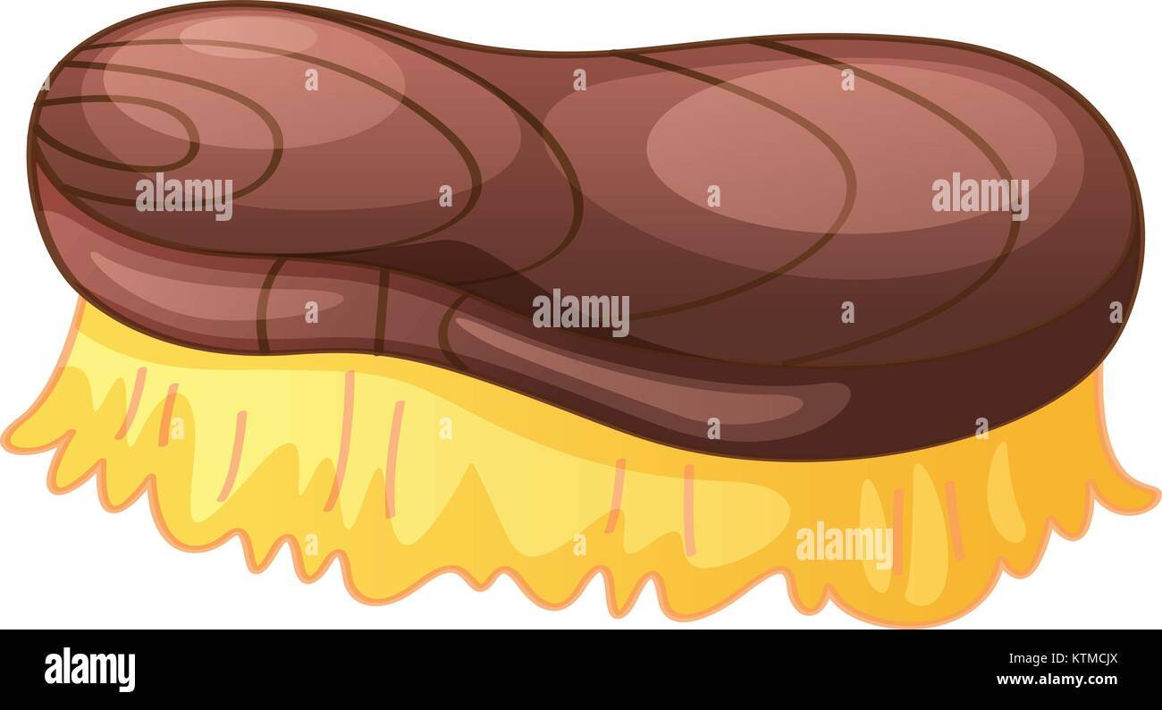 Illustration of a scrubbing brush Stock Vector Image & Art - Alamy