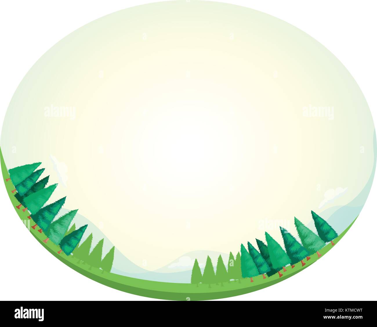 Trees photo frame Stock Vector Images - Alamy