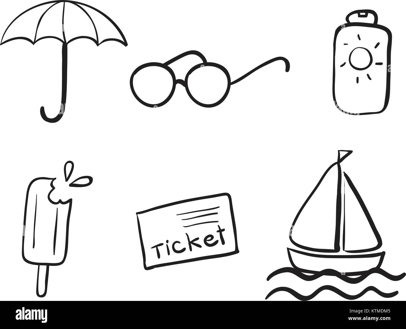 Series of detailed sketches Stock Vector Images - Alamy