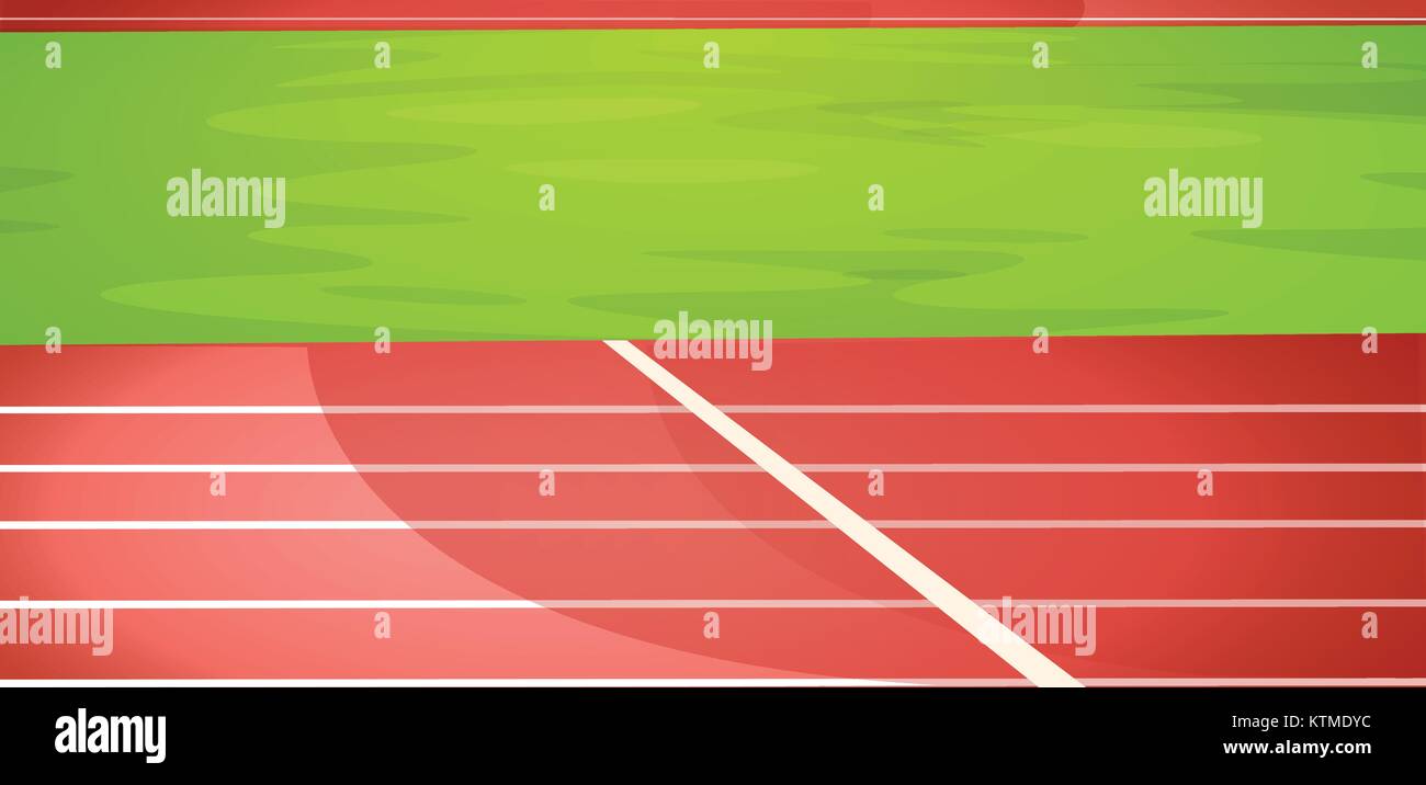 Track And Field Lanes Clip Art