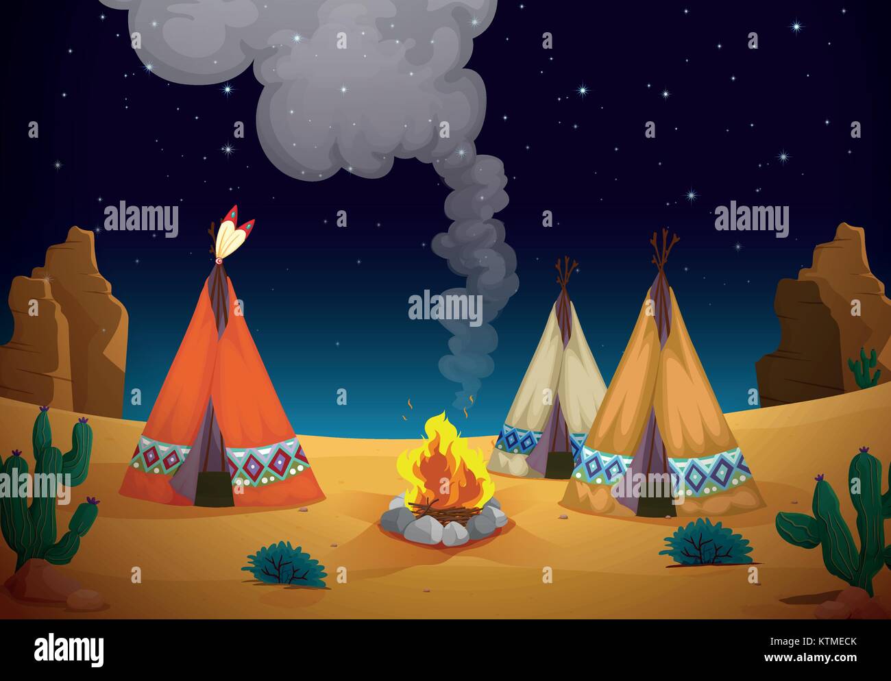 Stay night sky Stock Vector Images - Alamy