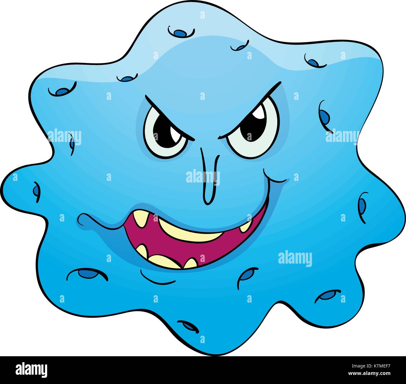 Illustration of a germ bug on white Stock Vector Image & Art - Alamy