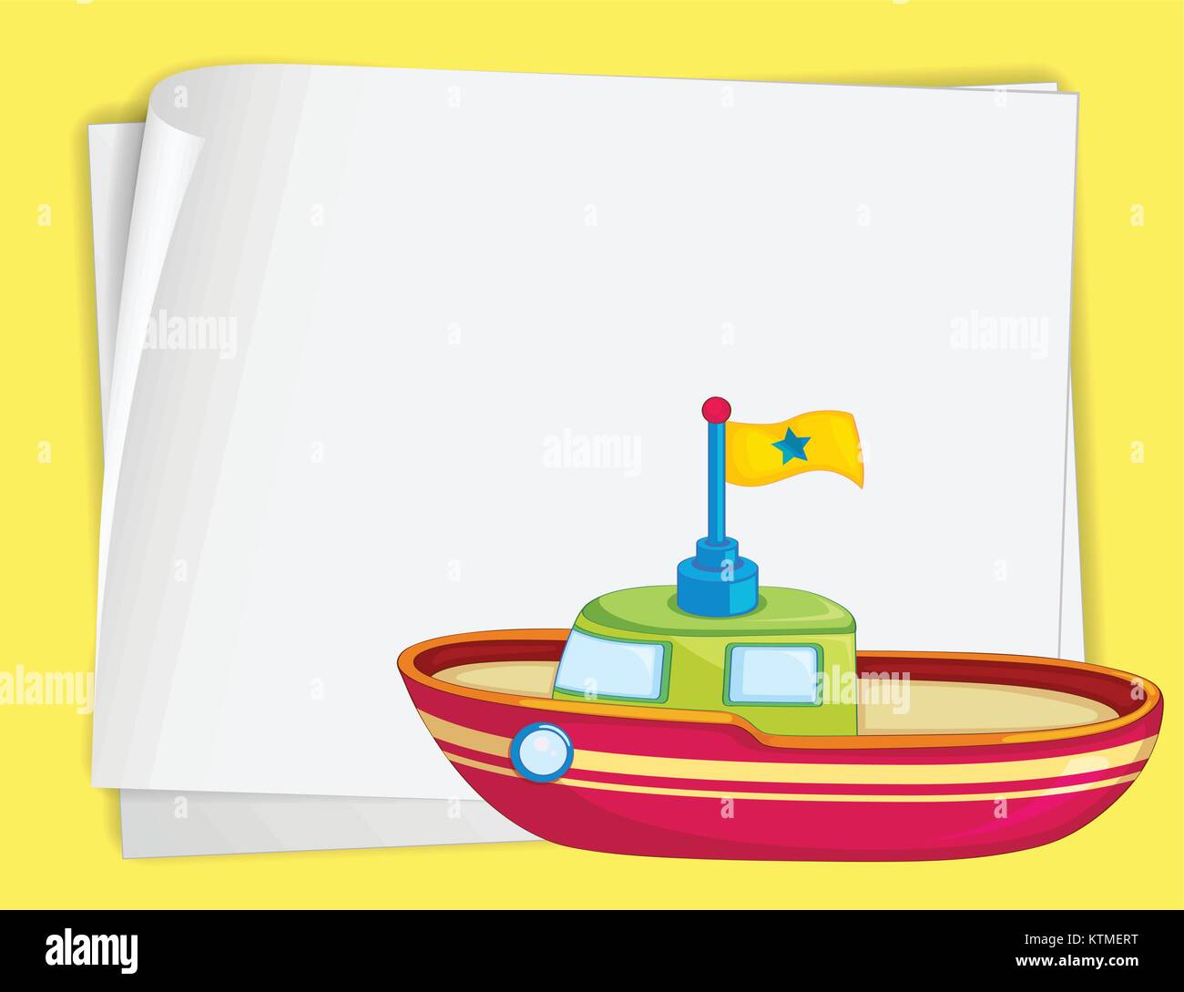 Boat kids toy Stock Vector Images - Alamy