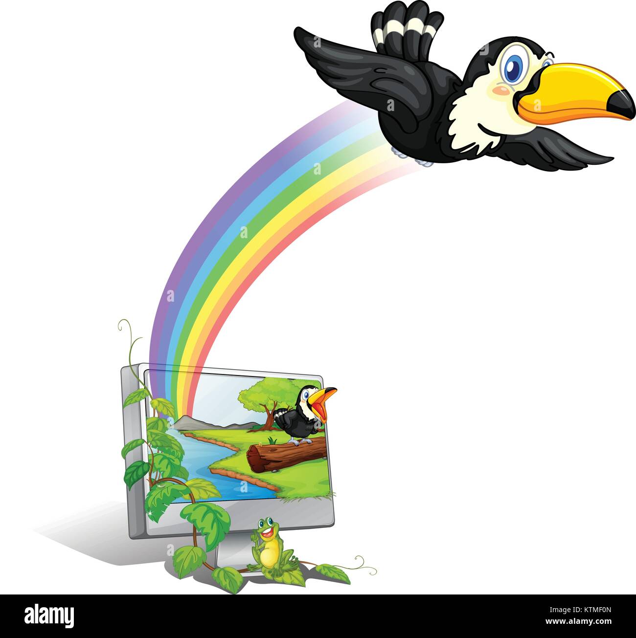 Illustration of images coming to life Stock Vector Image & Art - Alamy