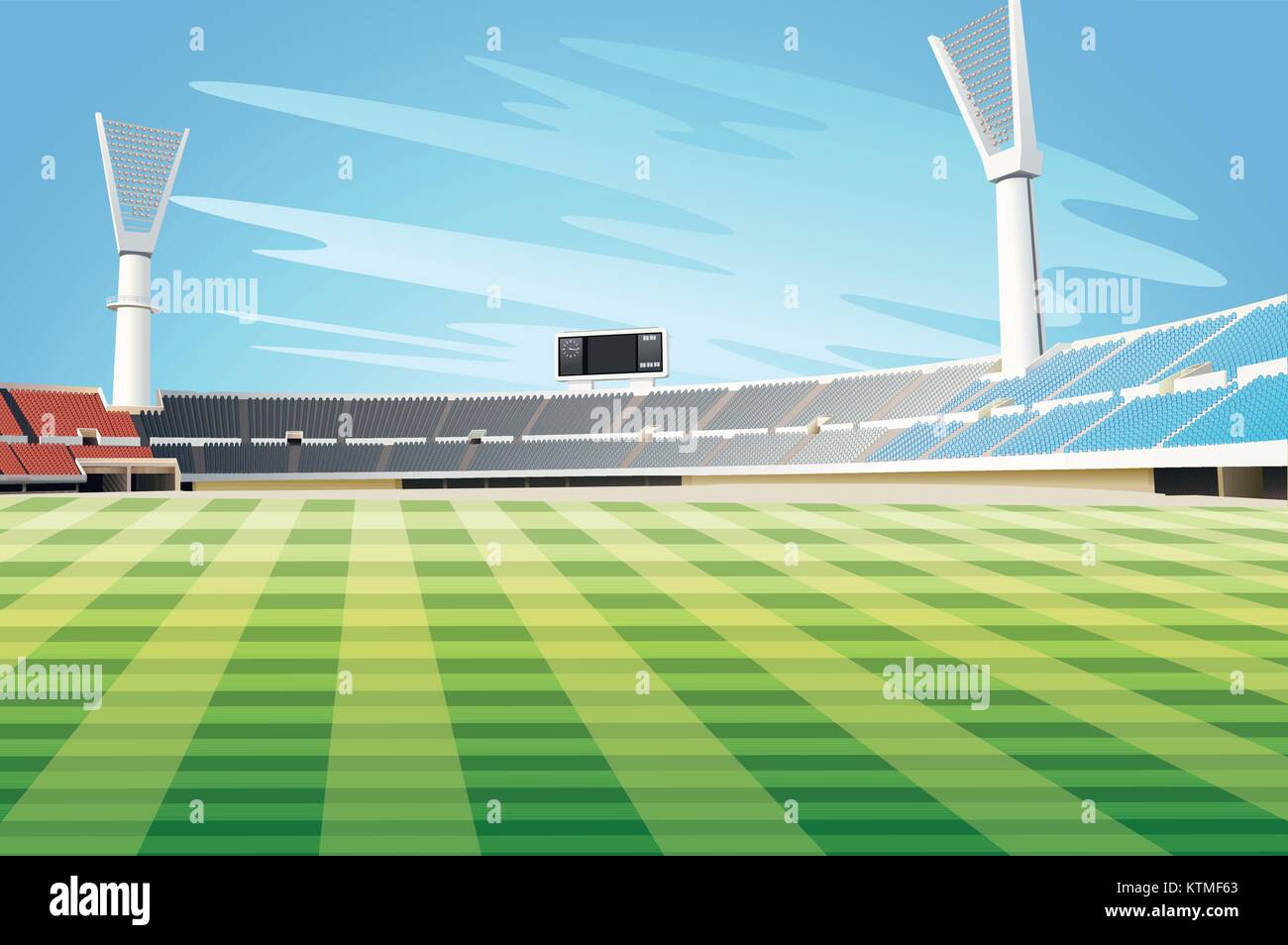 Illustration of an empty stadium Stock Vector Image & Art - Alamy