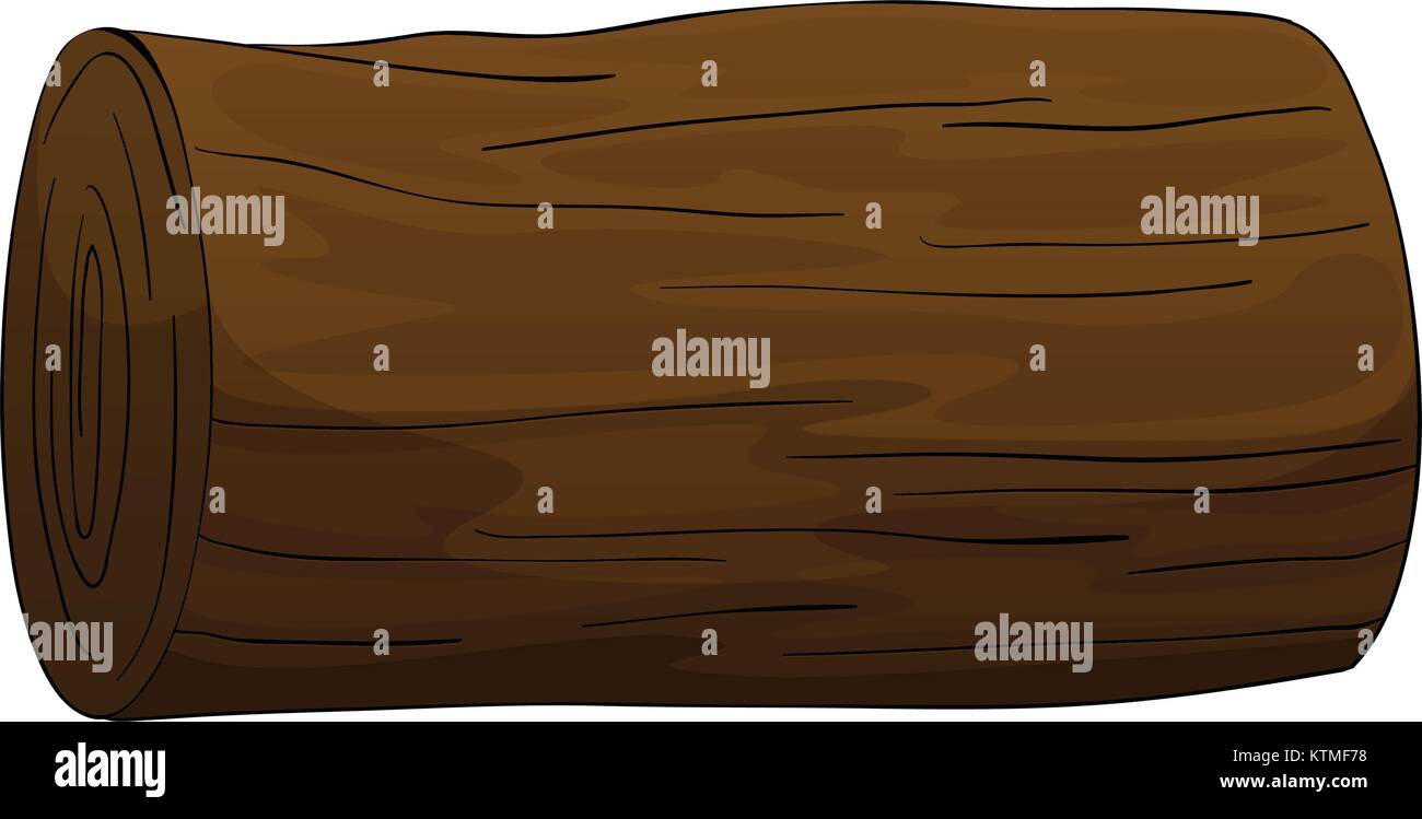 illustration of a timber on a white background Stock Vector Image & Art ...