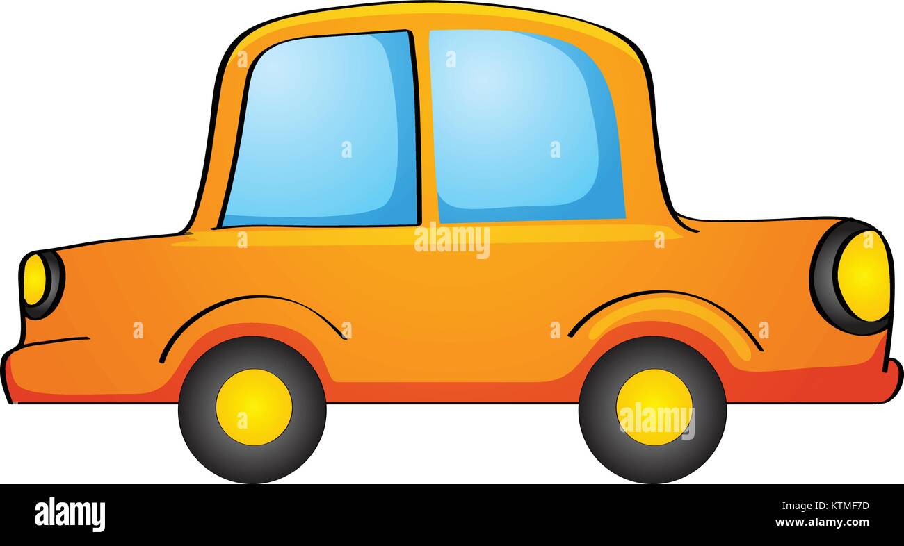 illustration of a car on white background Stock Vector Image & Art - Alamy